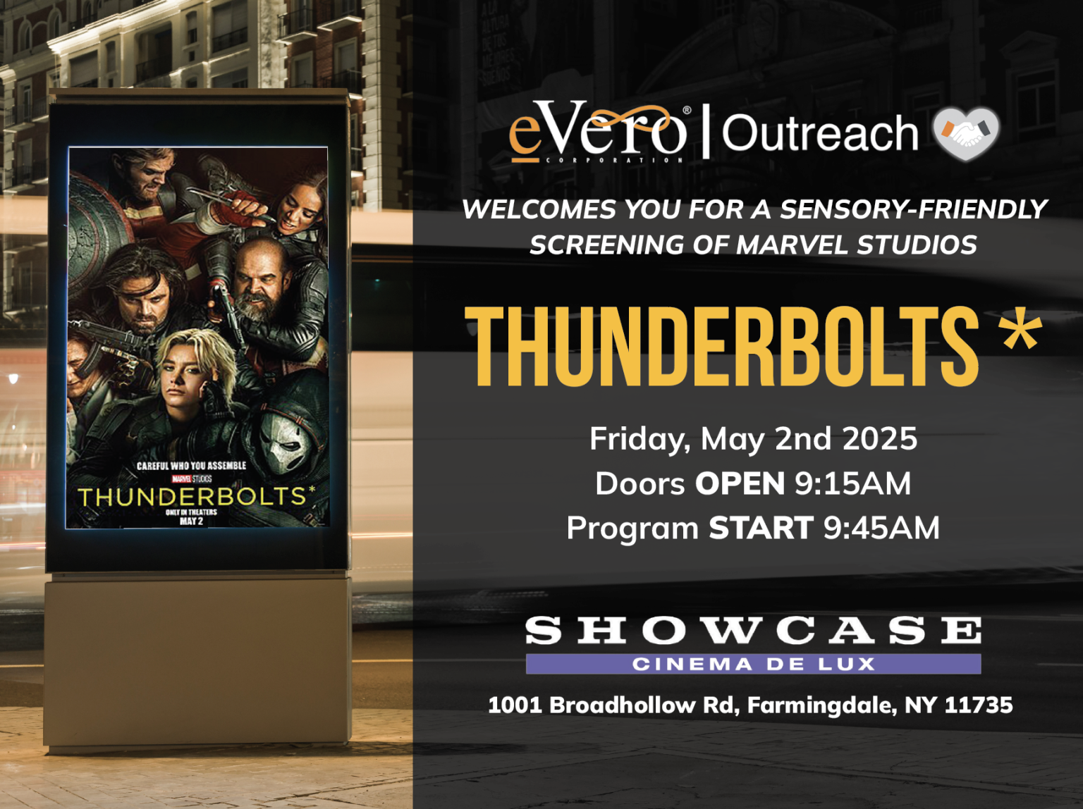 Sensory-Friendly Movie Screening - eVero Corporation